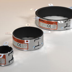 Intumescent QWR Fire Collars by Quelfire - International Passive Fire Ltd