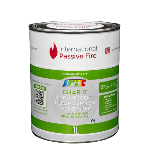 Iris Char 17 Timber - Clear Varnish Intumescent - 1L - International ...